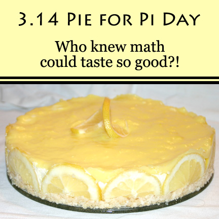 3.14 Pie For Pi Day- Gluten Free Creamy Lemon Pie * Shannon's Grotto