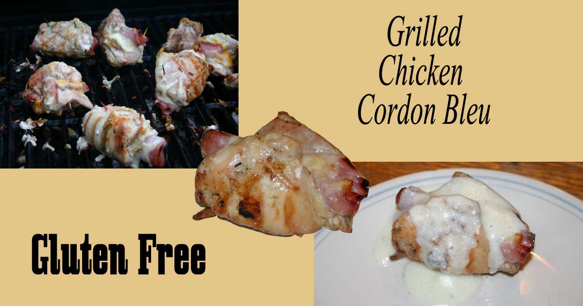 Grilled Chicken Cordon Bleu- Gluten Free * Shannon's Grotto