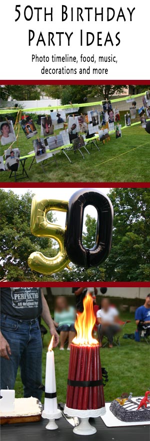 Ideas for 50th Birthday Party * Shannon's Grotto